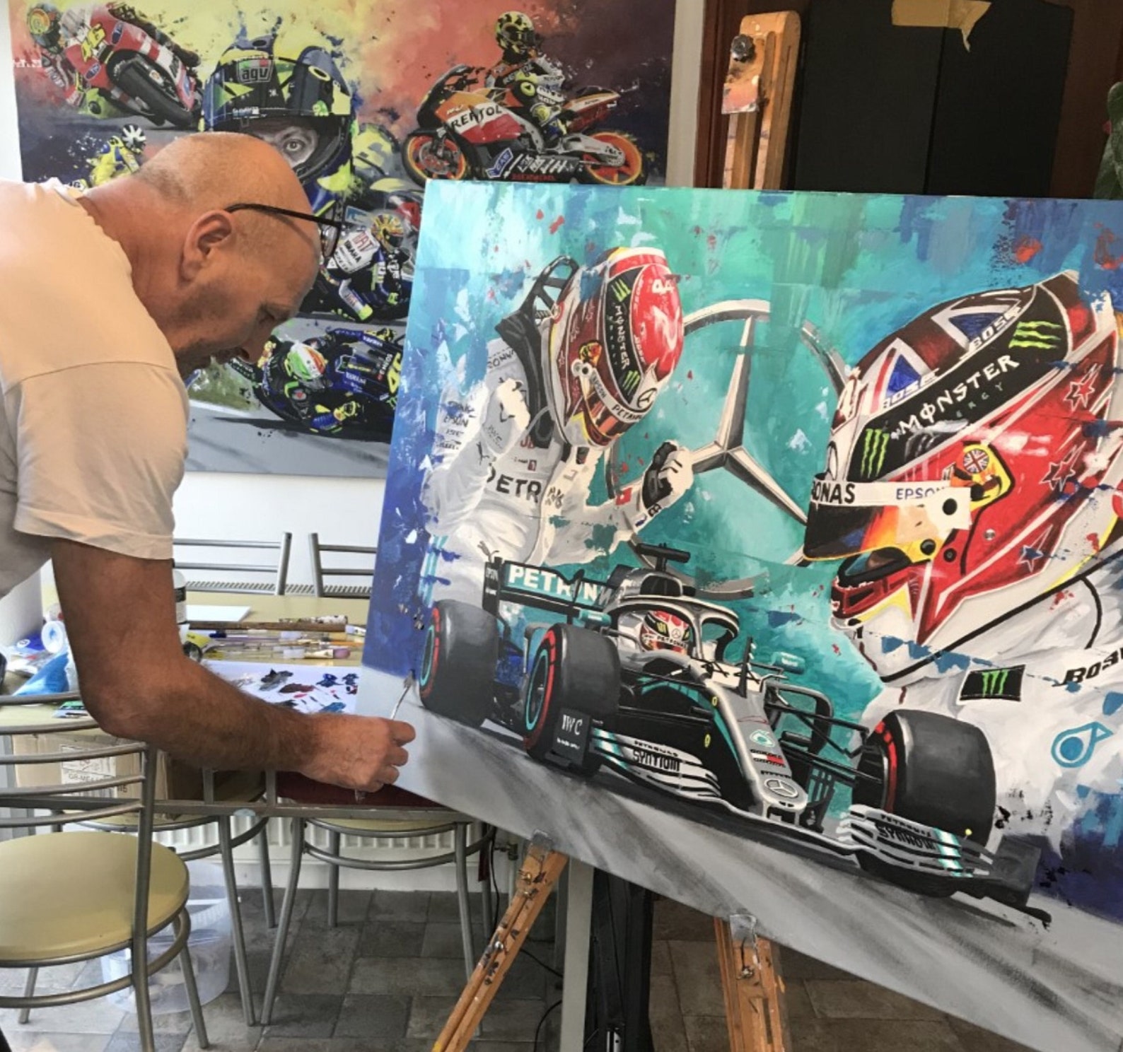 LEWIS HAMILTON Limited Edition Art Print From an Original - Etsy