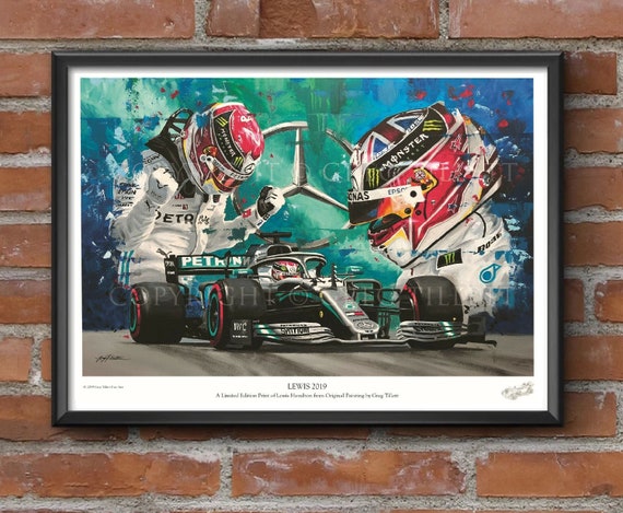 LEWIS HAMILTON Limited Edition Art Print From an Original - Etsy