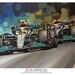 Lewis Hamilton & George Russell Limited Edition Print From an Original ...