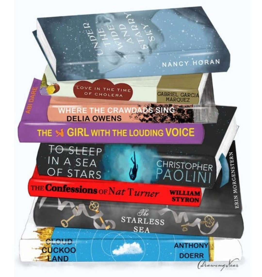 For the Love of Books Art Print PERSONALIZED W/your 8 - Etsy