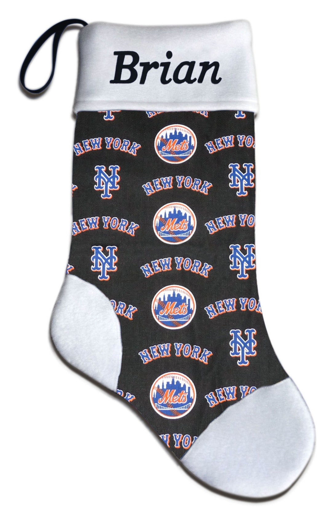Personalized MLB New York Mets Baseball Christmas Stocking Embroidered ...