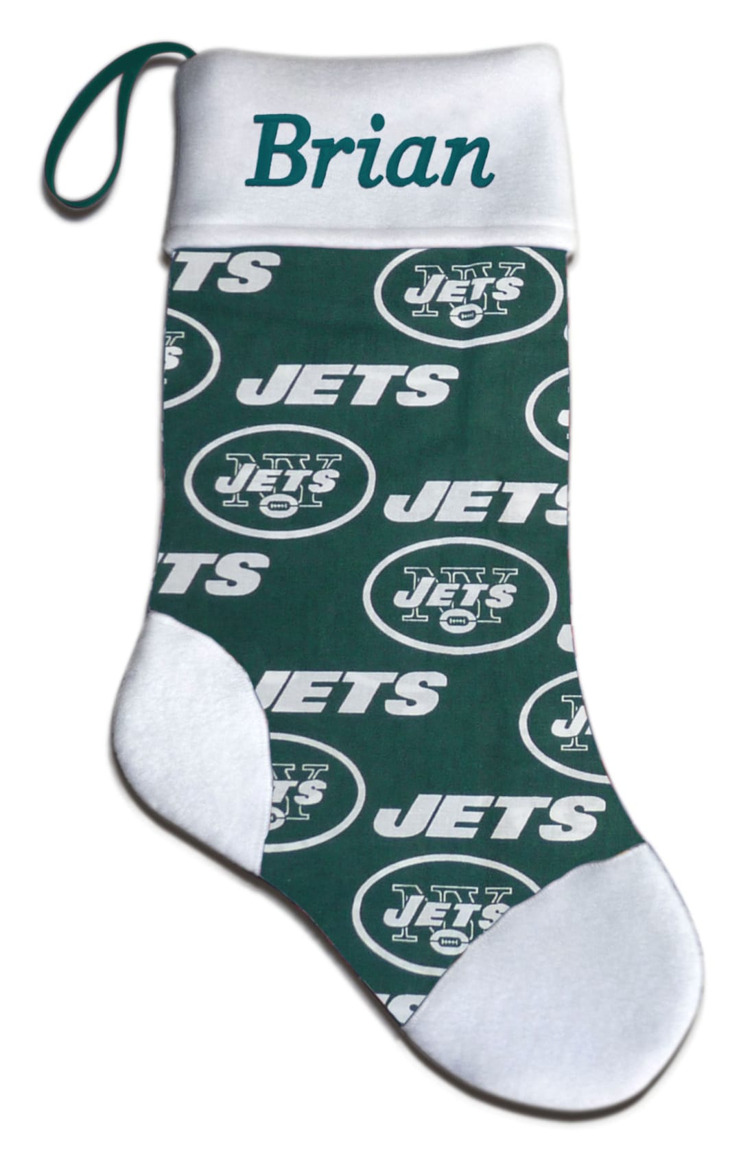 Personalized NFL New York Jets Football Christmas Stocking Embroidered ...