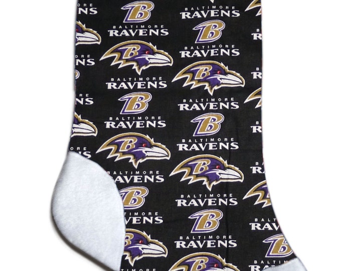 Personalized NFL Baltimore Ravens Football Christmas Stocking - Etsy