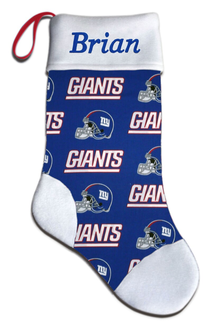 Personalized NFL New York Giants Football Christmas Stocking ...