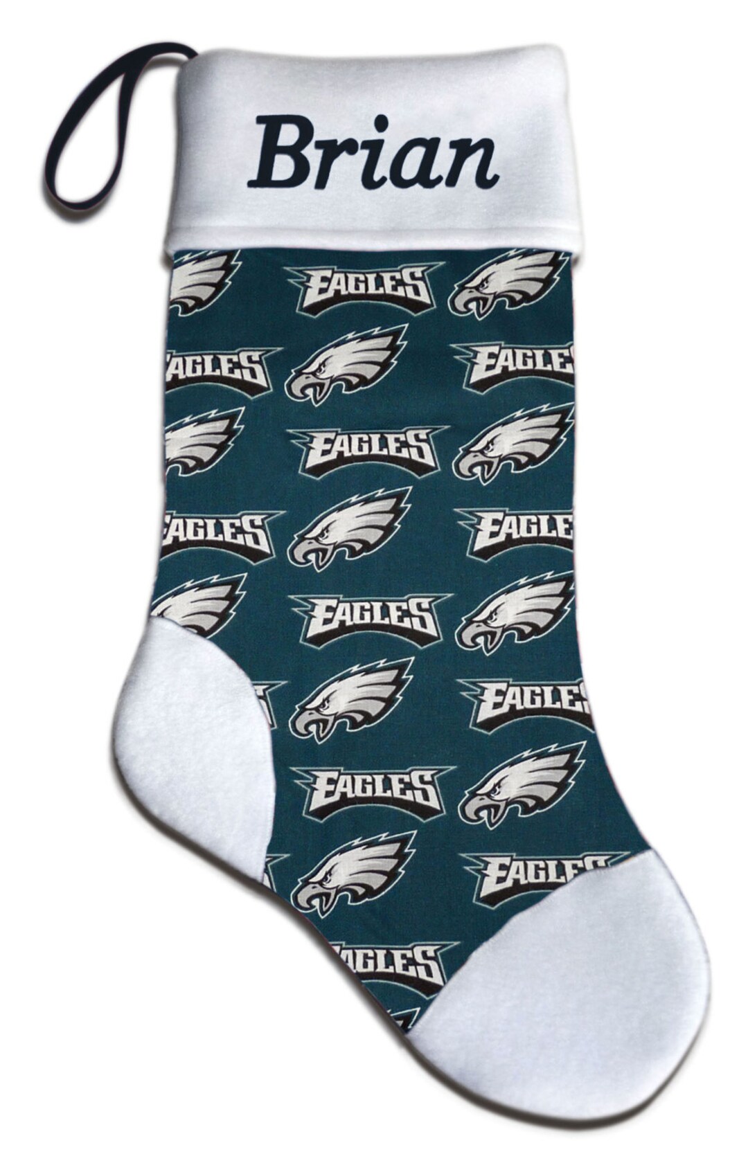 Personalized NFL Philadelphia Eagles Football Christmas Stocking ...