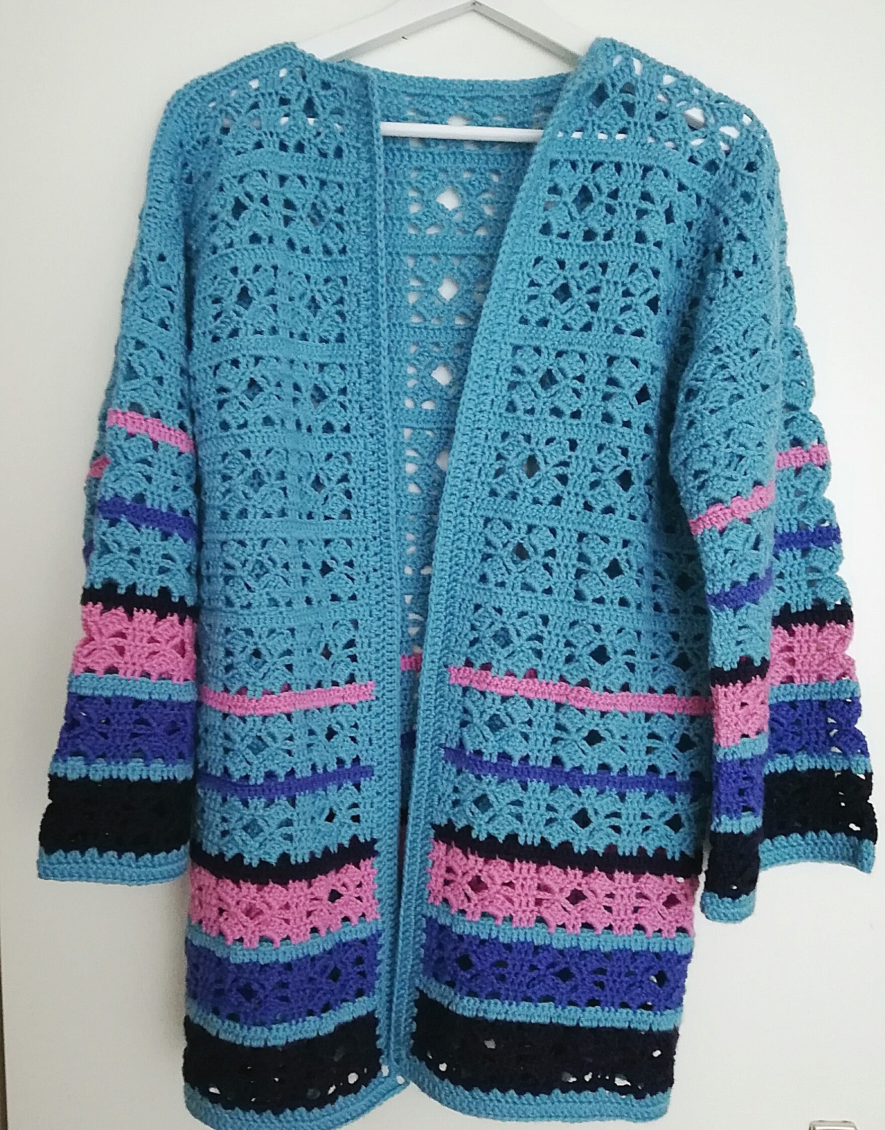 Crochet Cardigan Pattern,hummingbird Cardigan Pattern,oversized Crochet ...