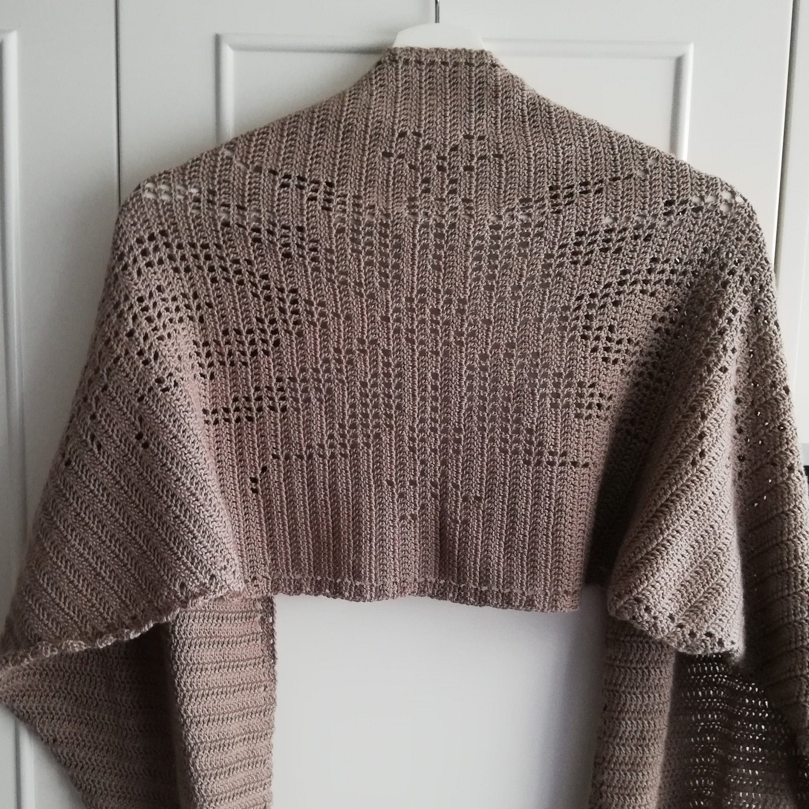 Filet Crochet Shawl Pattern,crochet Stola Pattern,winter Blythe Crochet ...