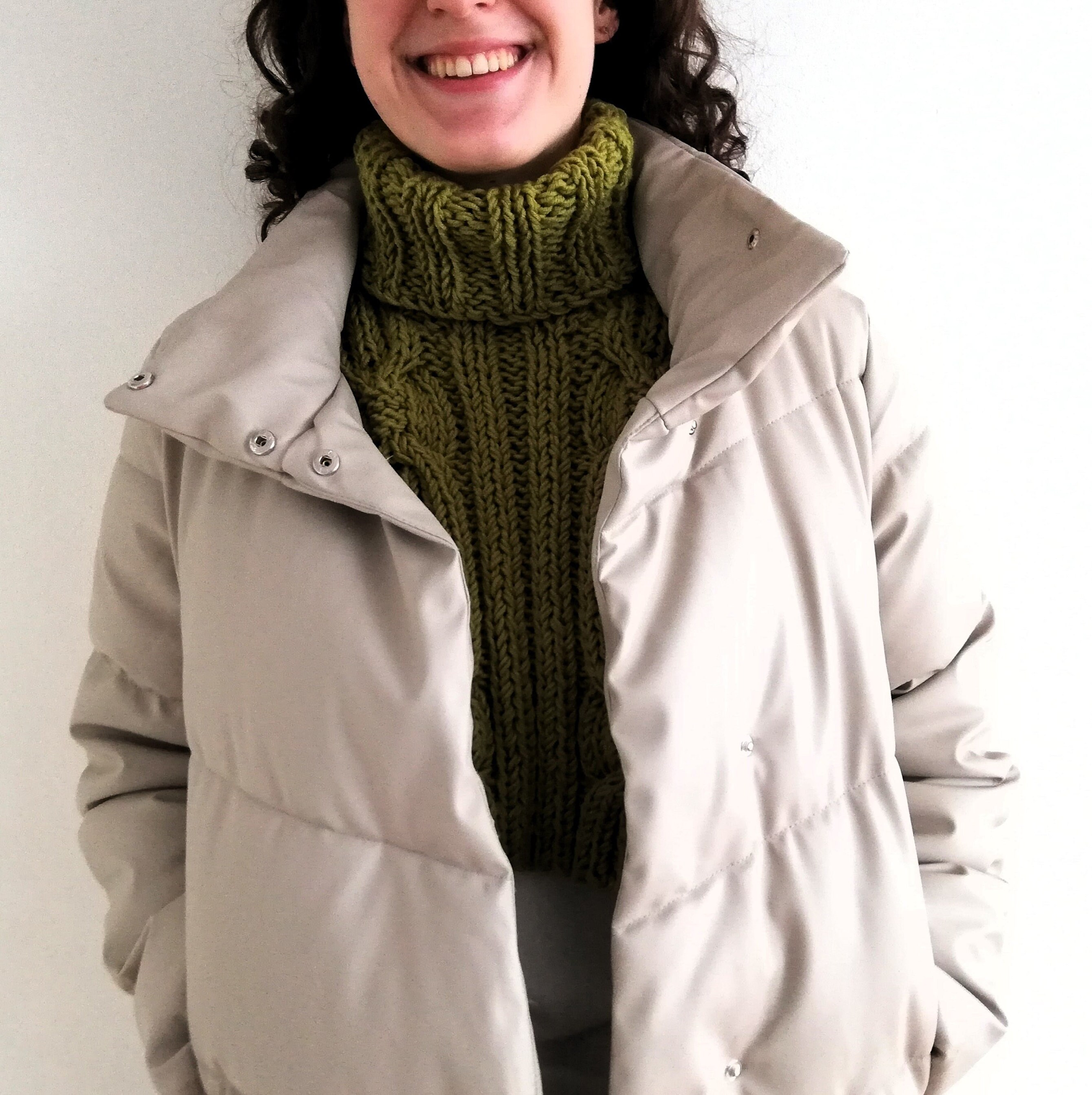 Knit Pattern Neckwarmer,chunky Cable Knit Pattern Dickey,turtleneck Women Collar Pattern,dickie ...