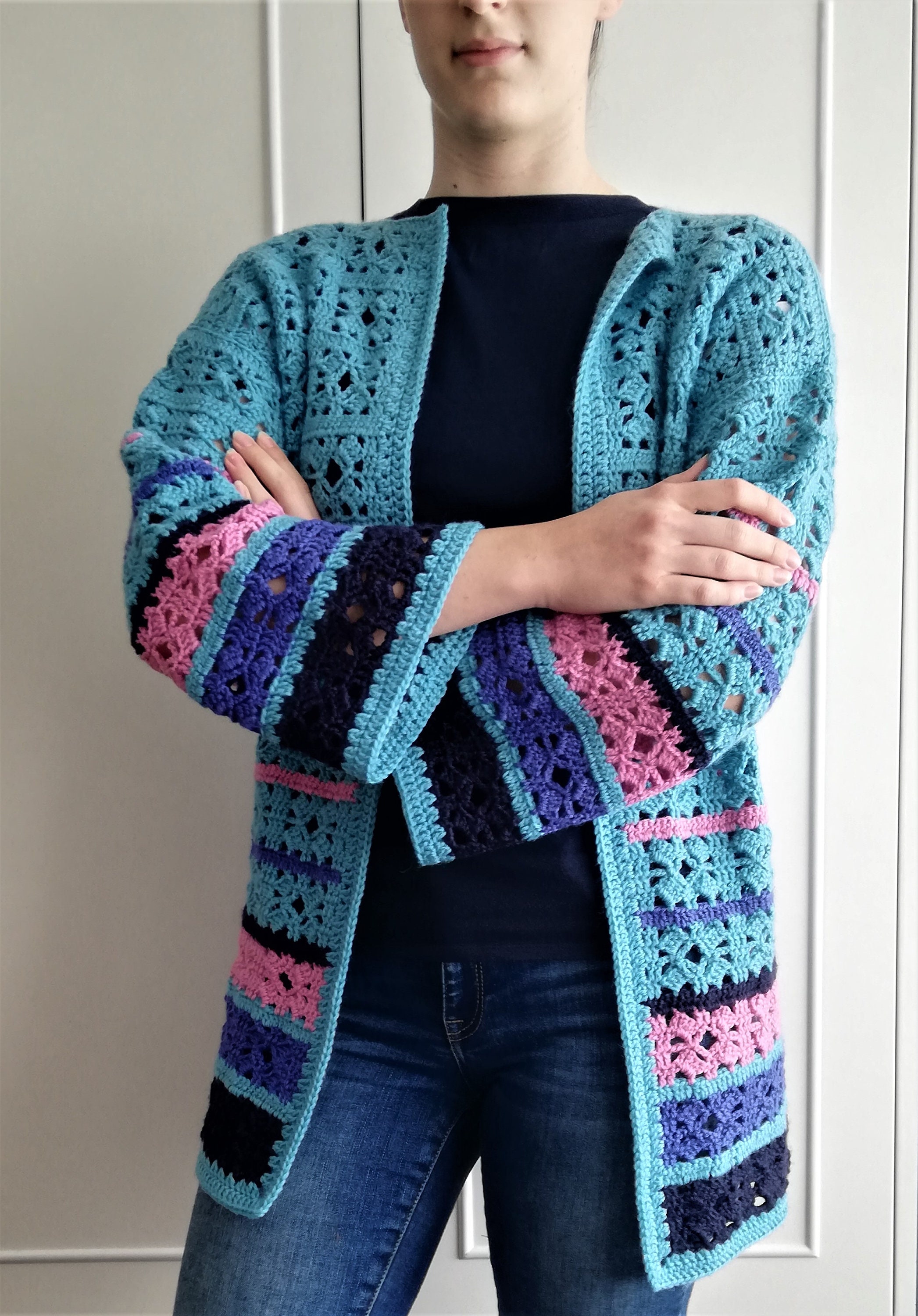 Crochet Cardigan Pattern,hummingbird Cardigan Pattern,oversized Crochet ...