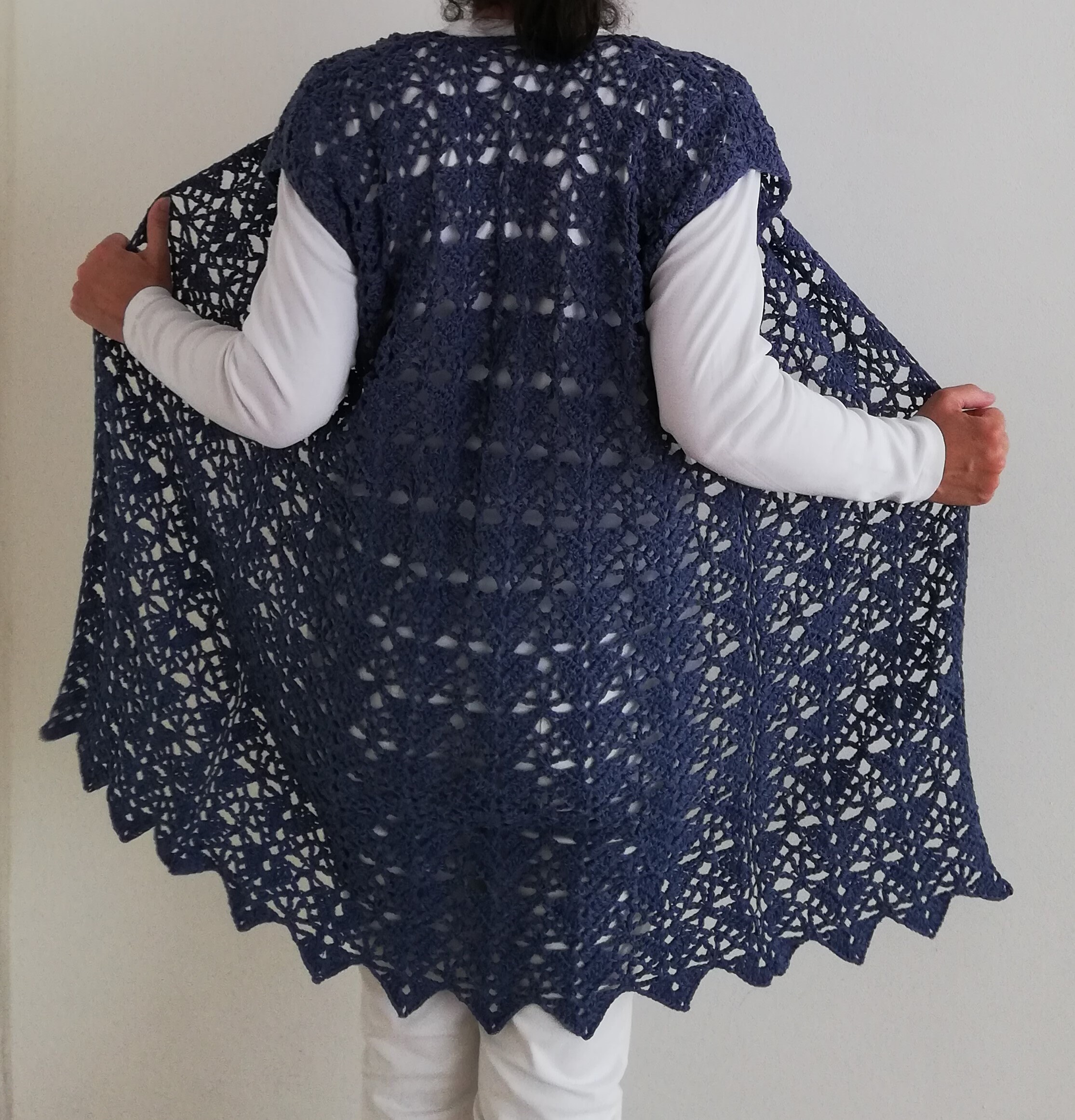 Crochet Pattern / Long Crochet Duster Cardigan / Lace Crochet Summer ...