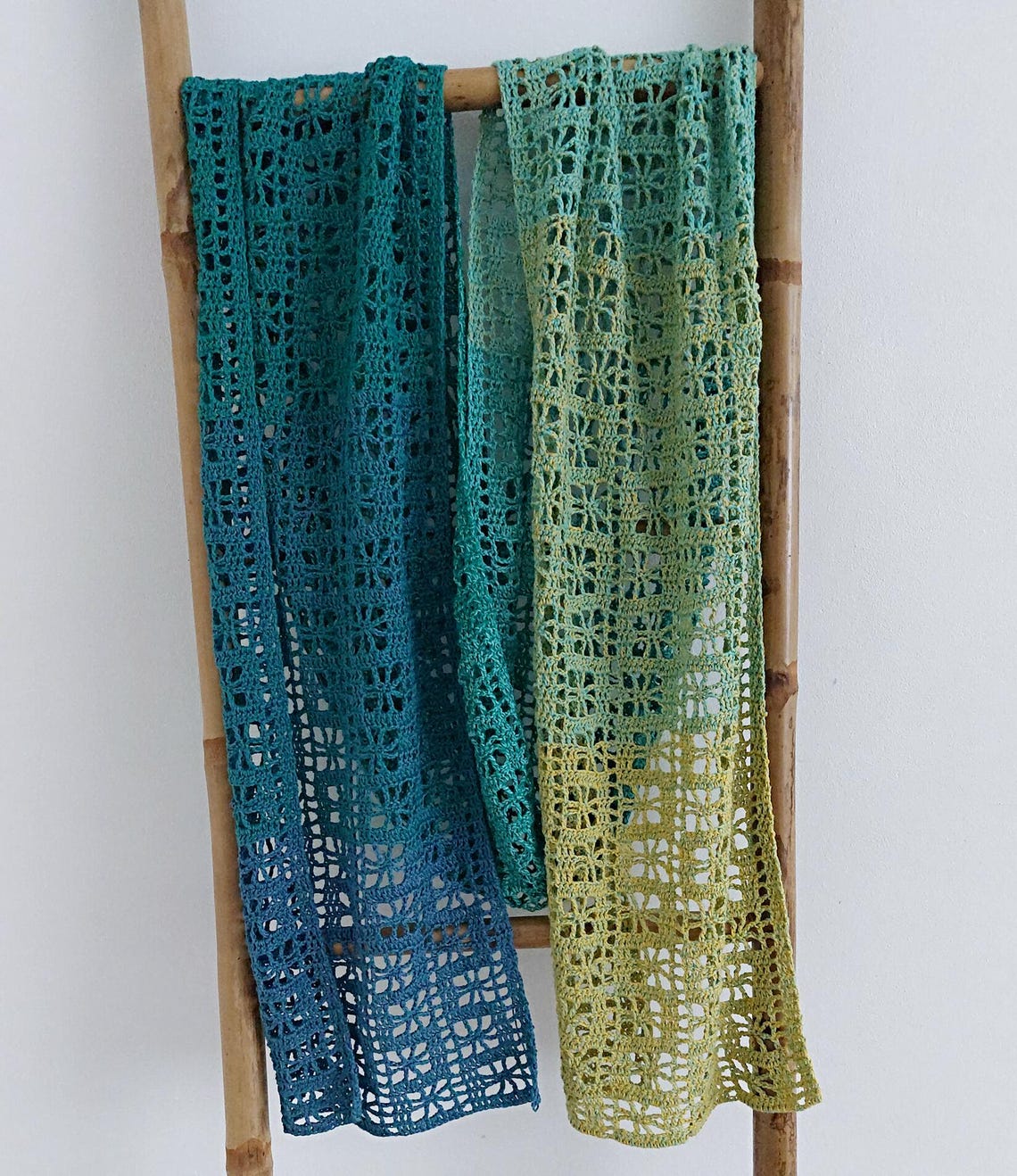 Crochet Shawl Pattern / Filet Crochet Wrap Pattern / Crochet Scarf ...