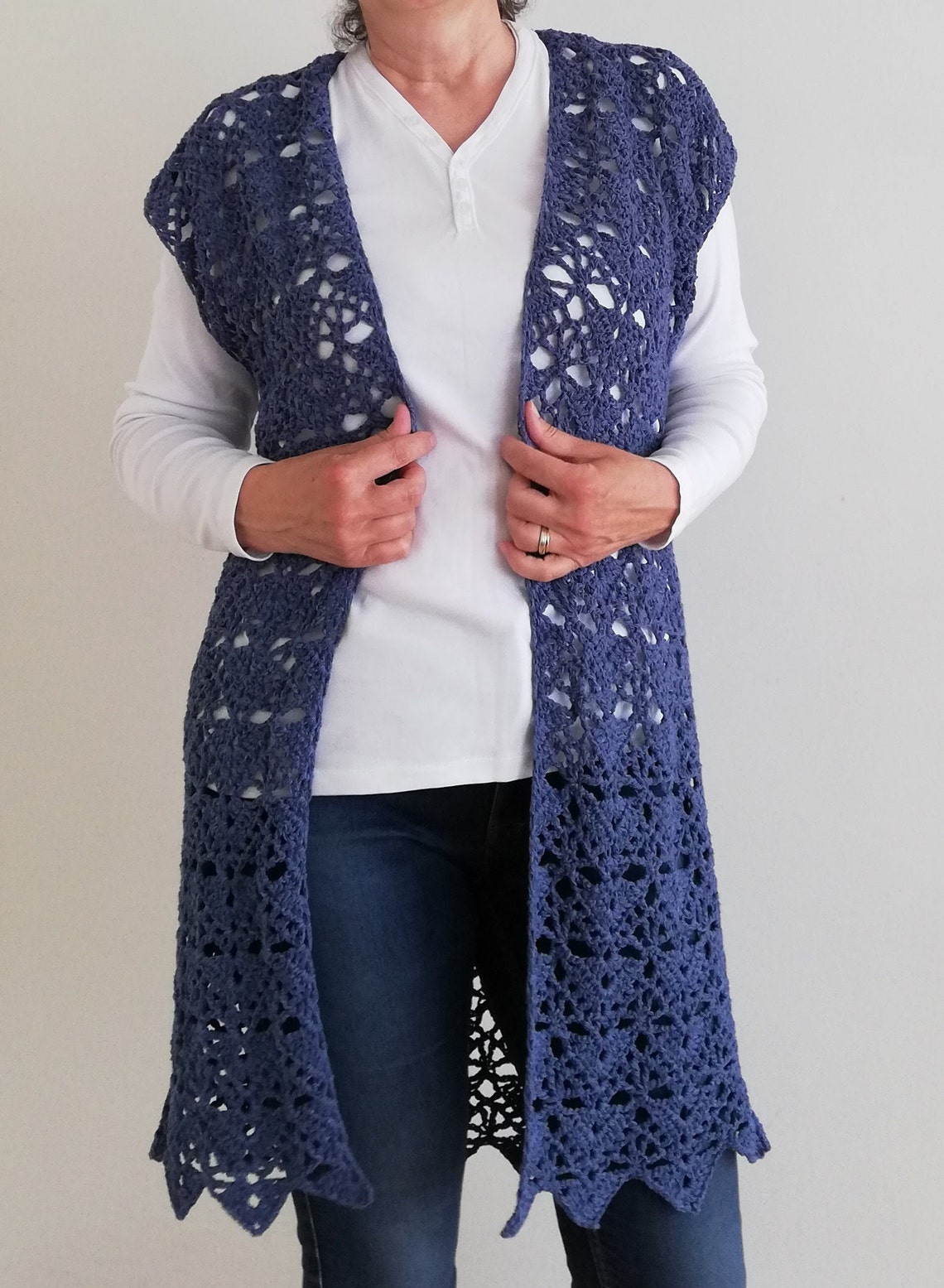 Crochet Pattern / Long Crochet Duster Cardigan / Lace Crochet | Etsy