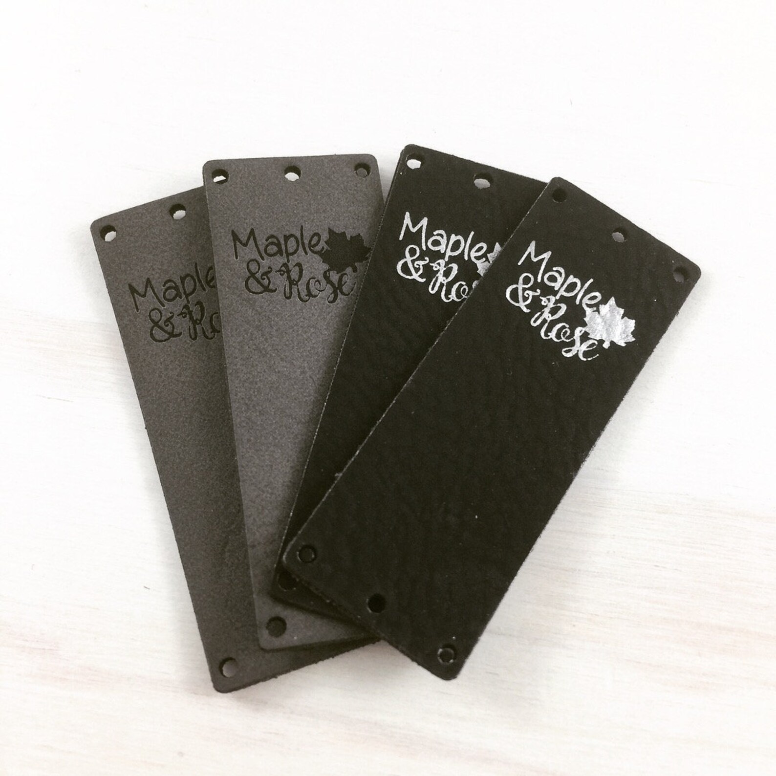 Leatherette FOLD OVER Tags 20 - Etsy