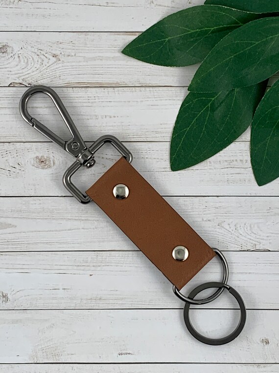 Leatherette Key Chain Leatherette Key Chain Engraved Key | Etsy