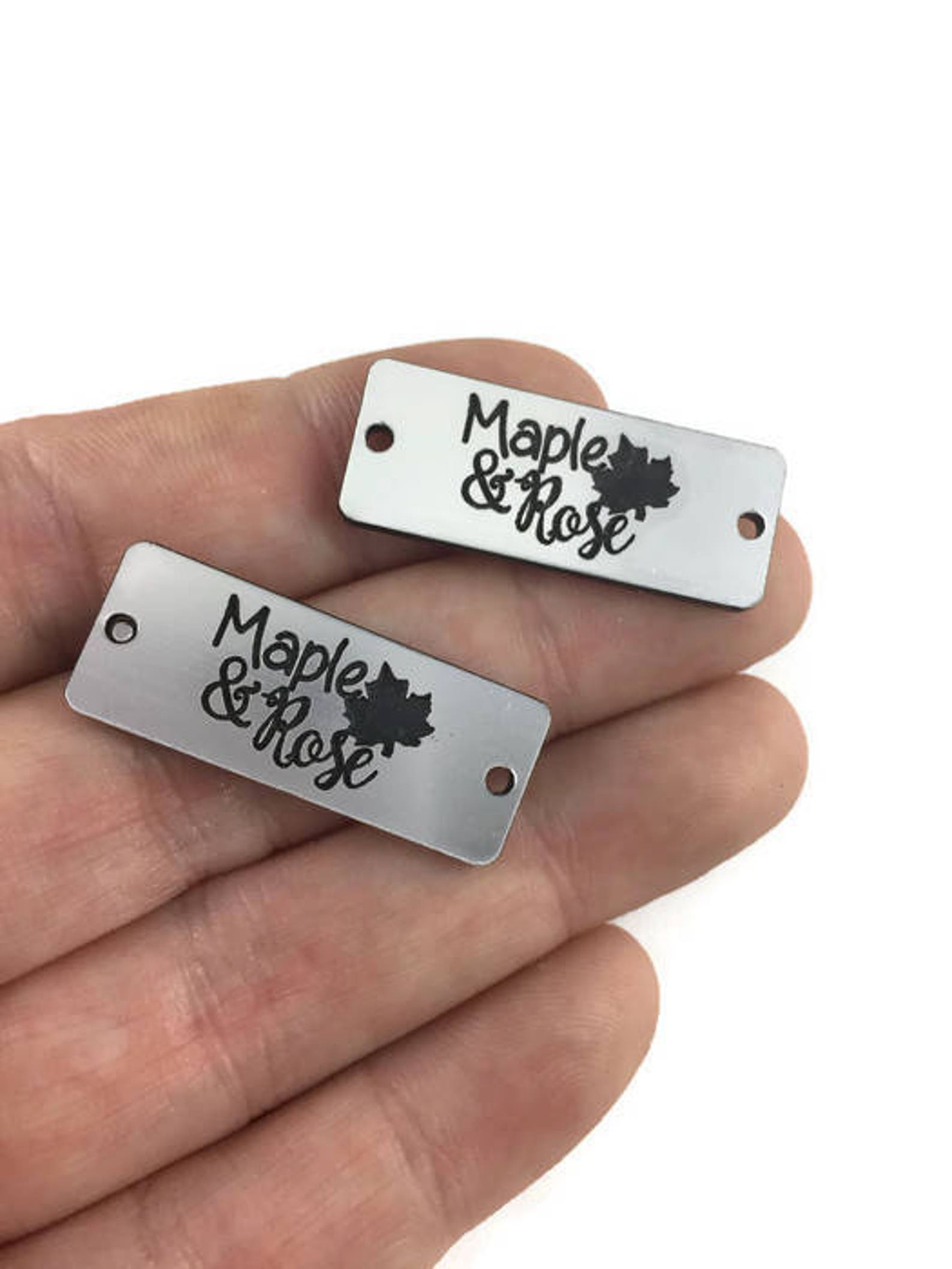 25 Custom Acrylic Tags/1.25x0.5/custom/laser - Etsy