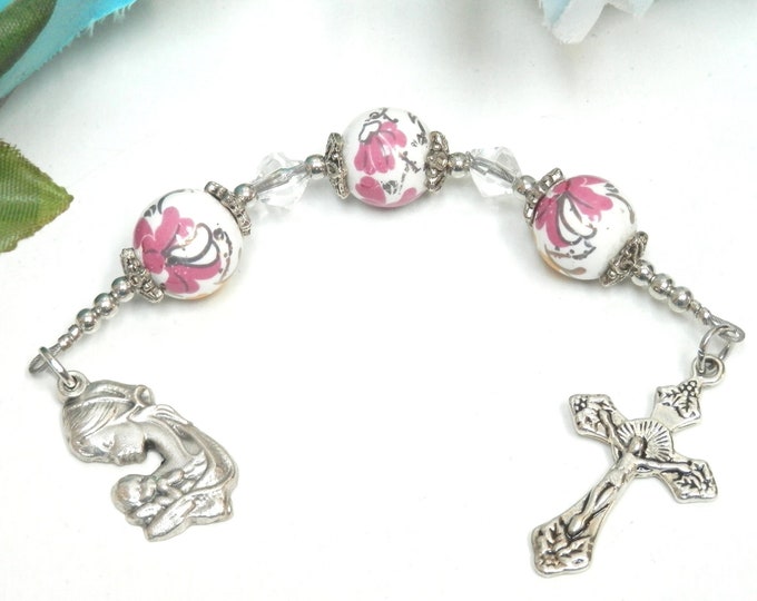 Three Hail Mary Chaplet. Three Hail Mary Catholic Devotion. - Etsy