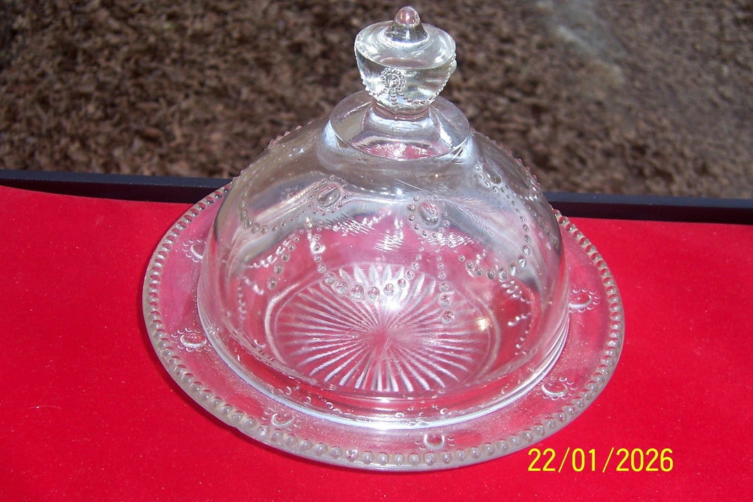 Jewel & Festoon Covered Butter Dish (beaty-brady) - Etsy