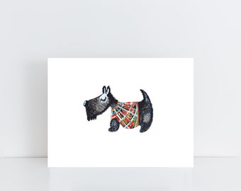 Scottie Dog Print - Etsy UK