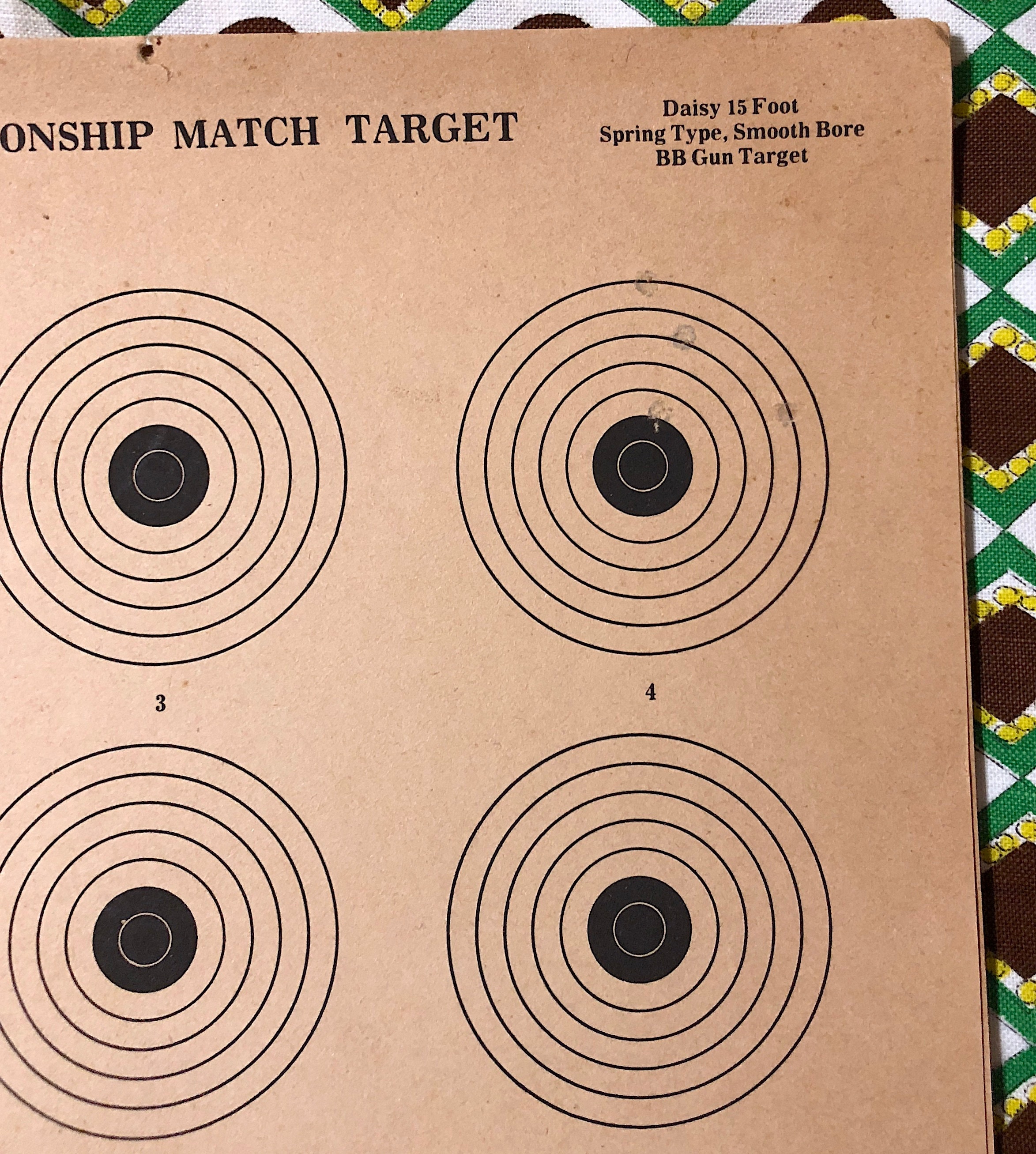Vintage 1960s 1970s Daisy BB Gun Championship Targets Group of - Etsy
