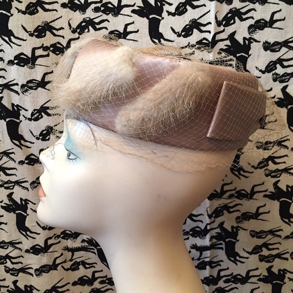 Vintage 1940s 1950s Wedding Hat by Susan Creations La… - Gem