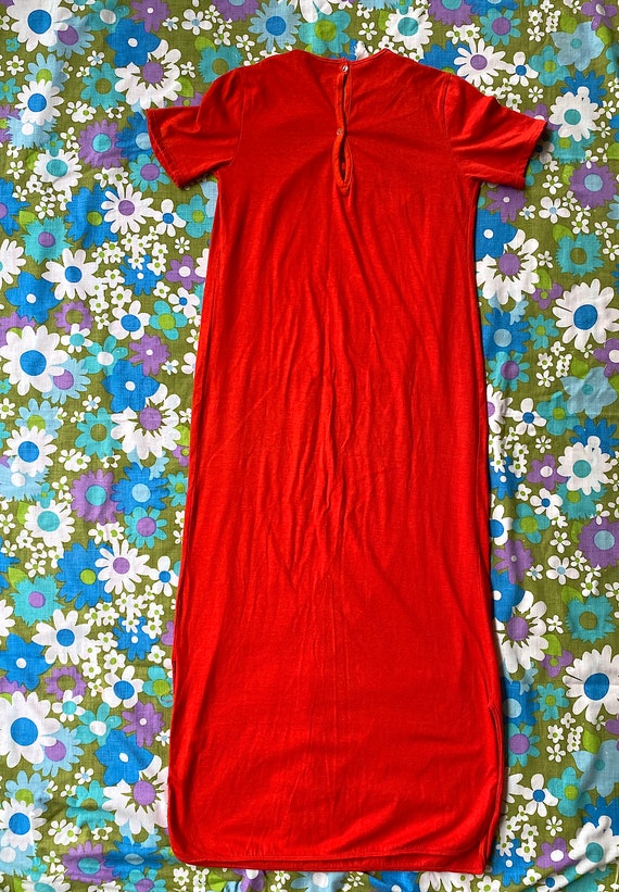 Vintage 1970s Long Mickey Mouse T-Shirt Dress Nightgo… - Gem