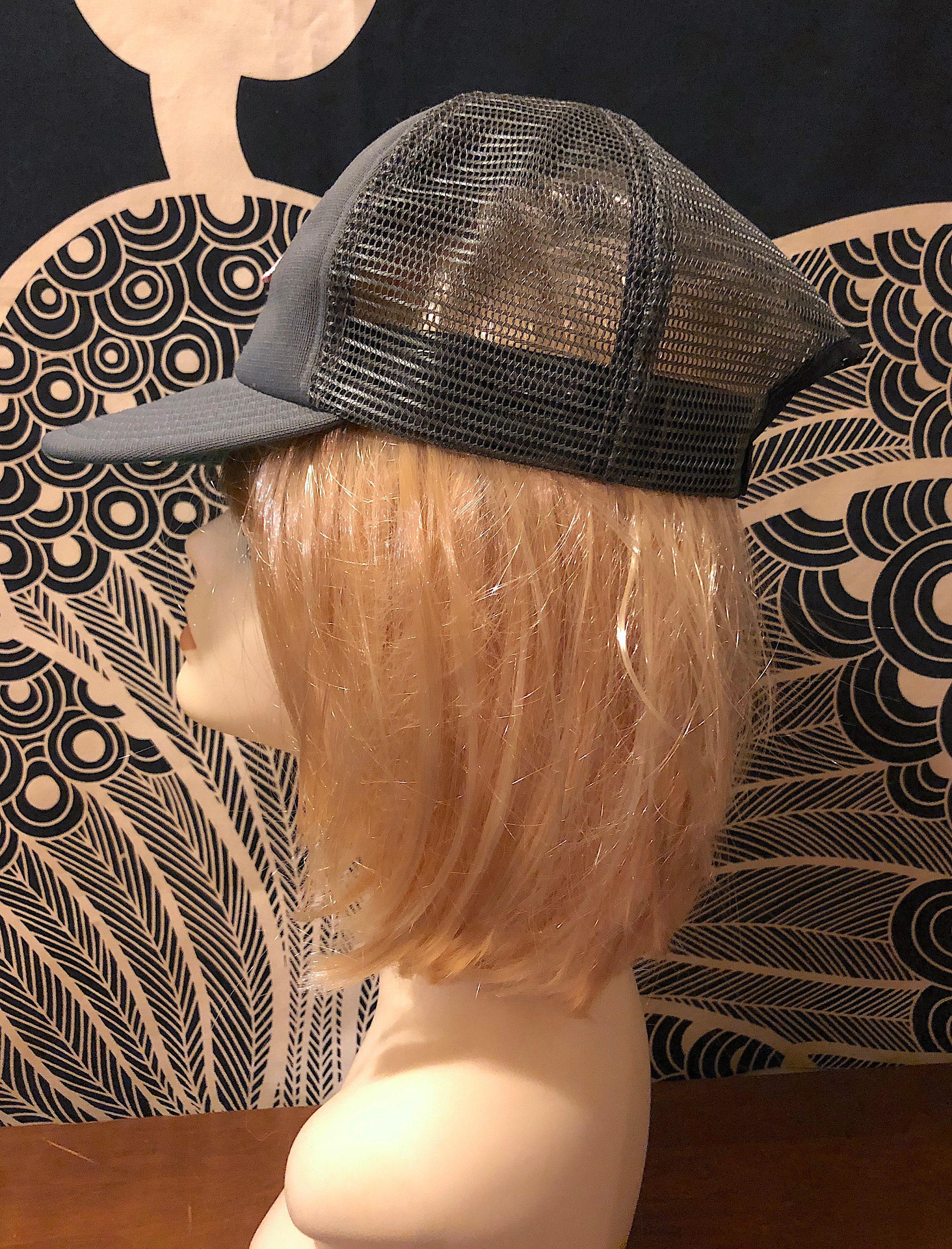 Vintage 1980s Exxon Red White and Gray Snapback Trucker Hat - Etsy