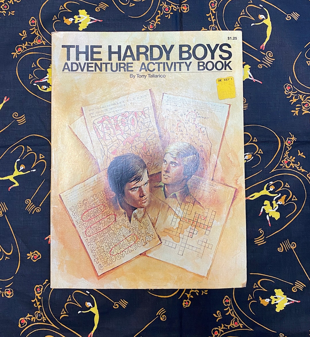 Vintage 1970s the Hardy Boys Adventure Activity Book by Tony Tallarico ...