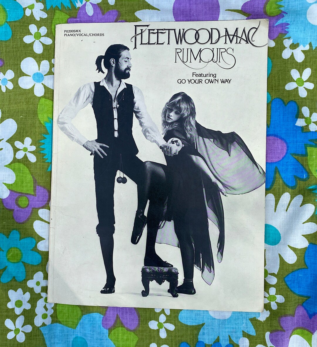 Vintage 1970s Fleetwood Mac Rumors Album Sheet Music Book Collectible ...