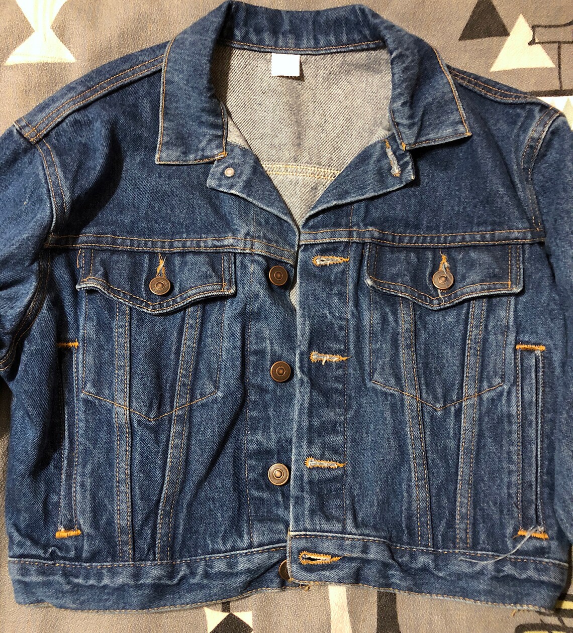 Vintage 1980s Denim Jacket Trucker Hipster Old School Jean | Etsy
