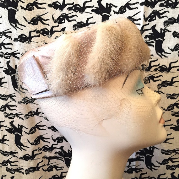 Vintage 1940s 1950s Wedding Hat by Susan Creations La… - Gem