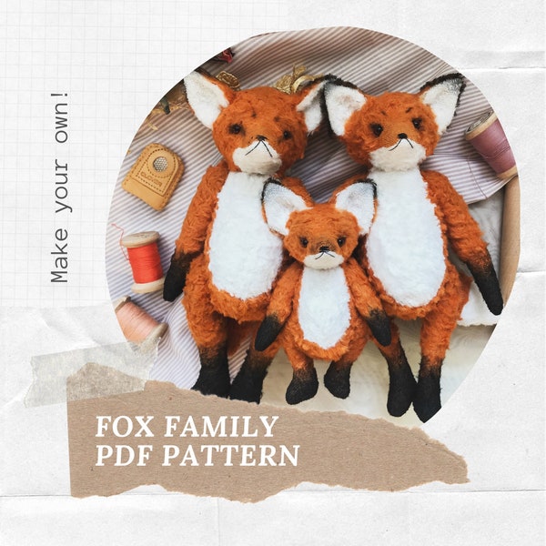 Stuffed Fox - Etsy