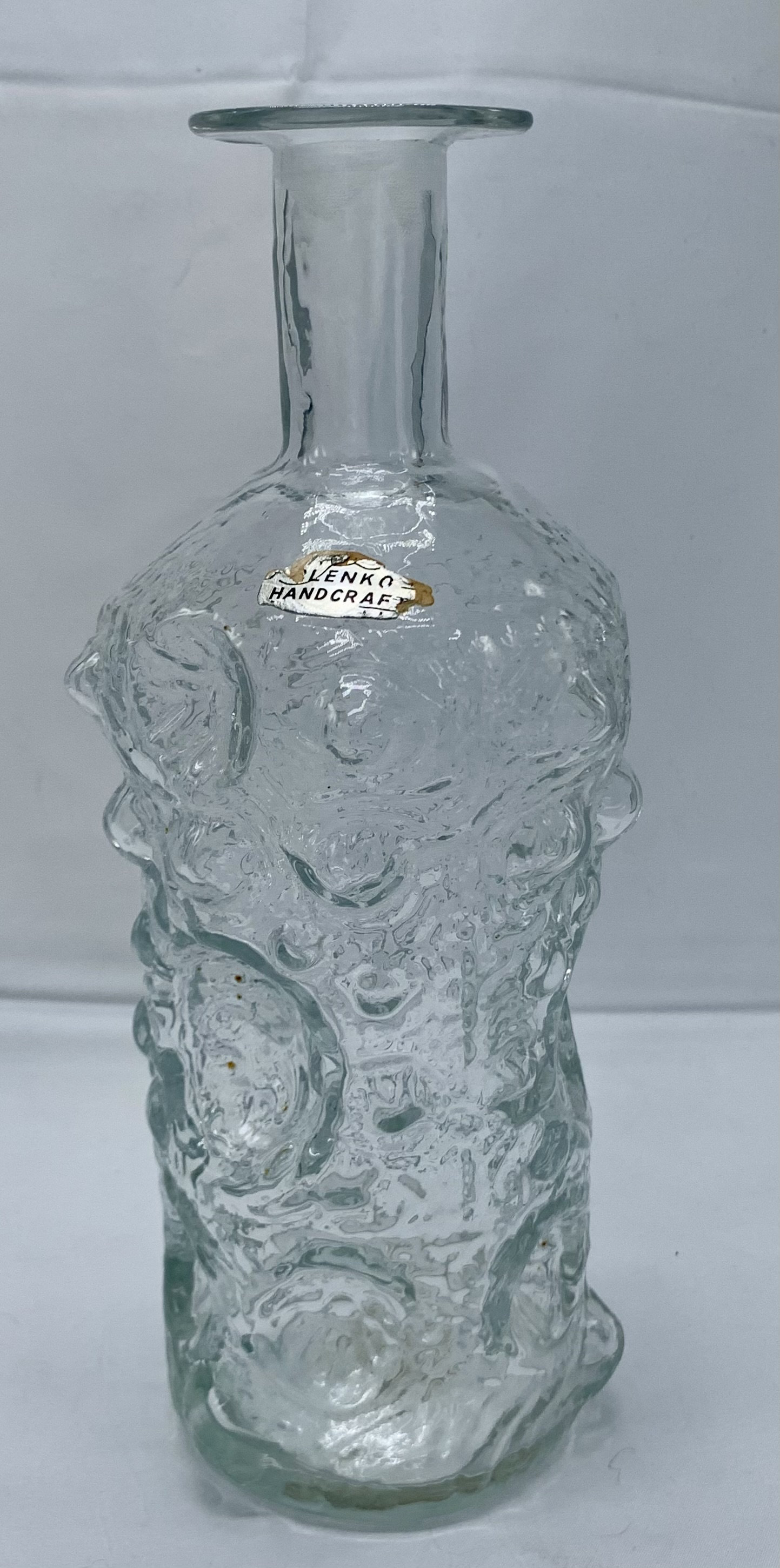 Vintage 1960’s Blenko Hand Blown Glass “moonscape” 6819 Decanter in ...