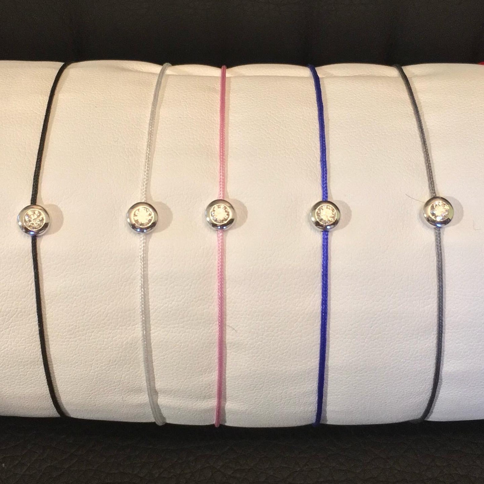Echte Diamant-String-Armbänder - Etsy.de