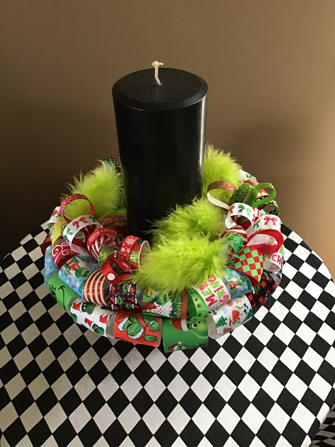 Grinch Candle Ring 10 - Etsy