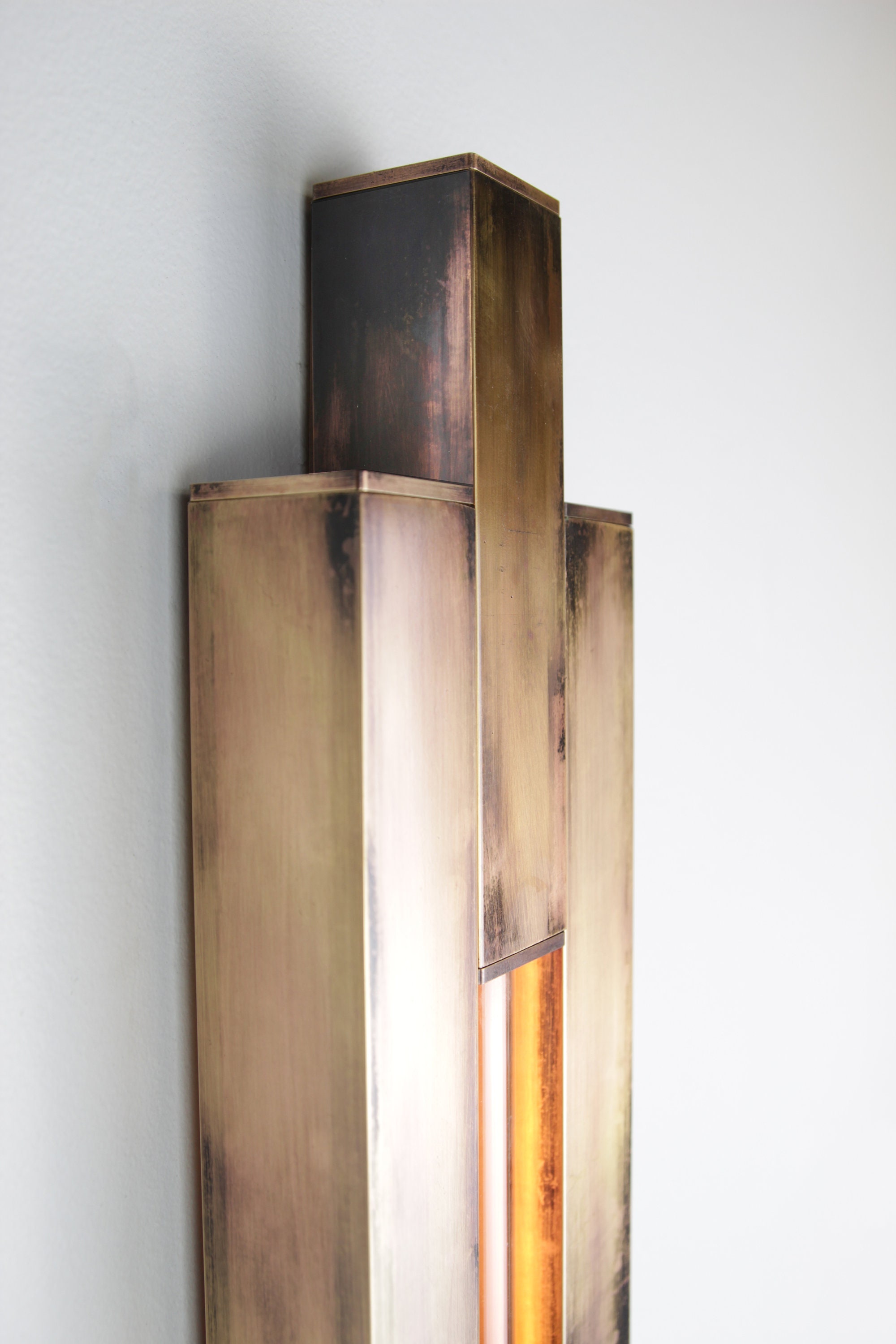 Shoji II Sconce Daikon Studio Lighting Modern Brass Sconce | Etsy