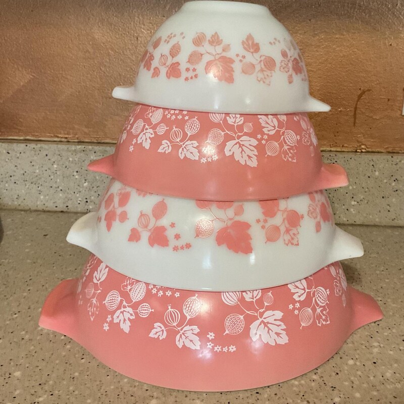Pink Pyrex Bowls - Etsy