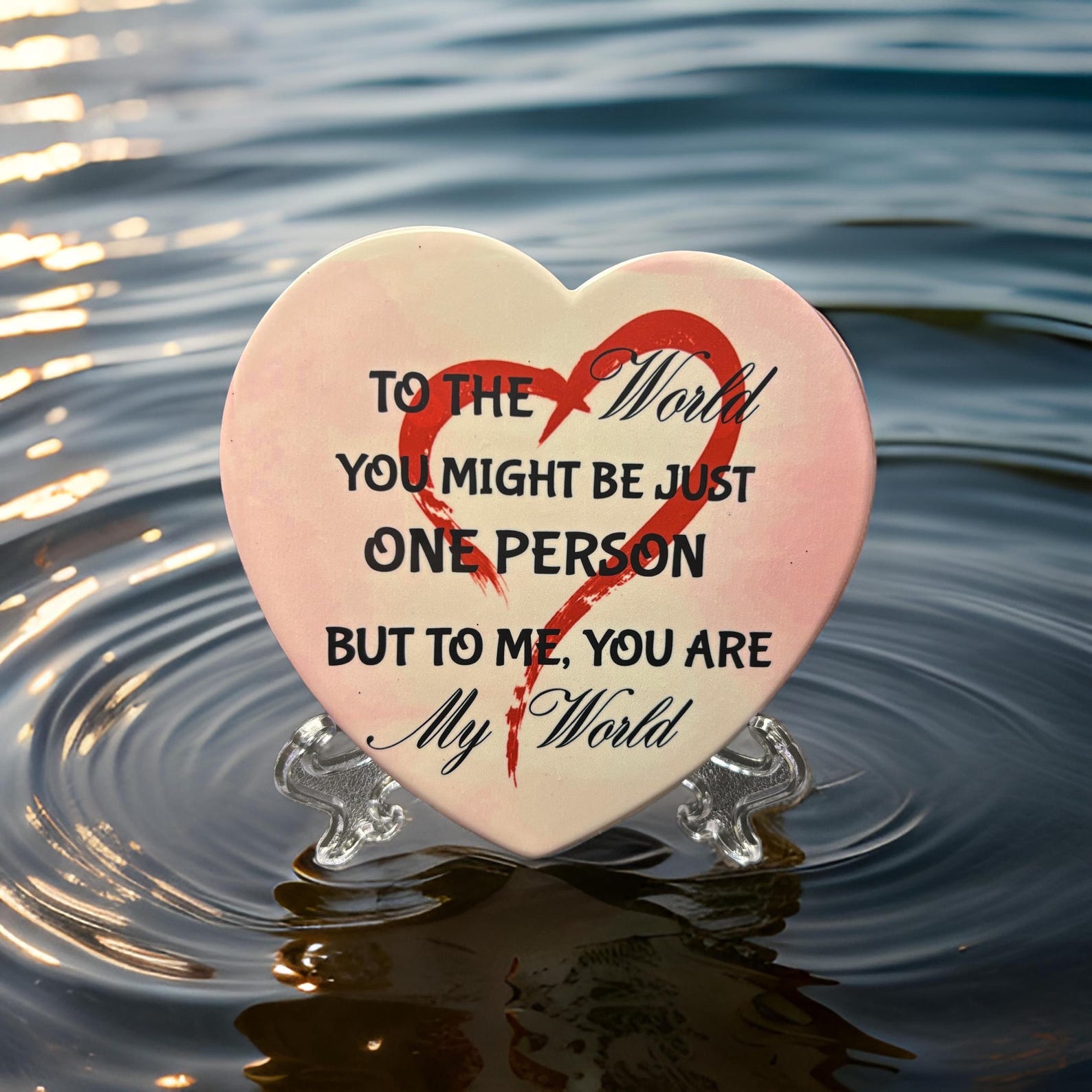 This my World Sublimation Display of Love for Lovers, Valentine Day ...