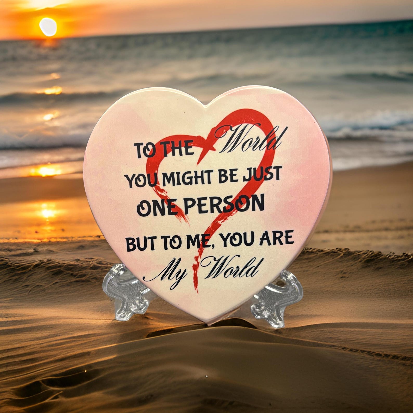 This my World Sublimation Display of Love for Lovers, Valentine Day ...