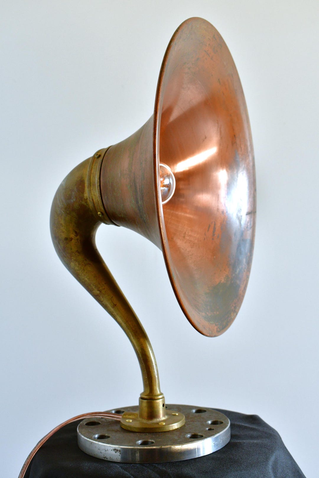 Gramophone Table Lamp - Etsy