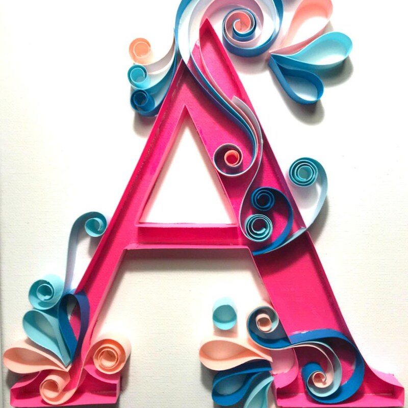 Quilled Letter - Etsy