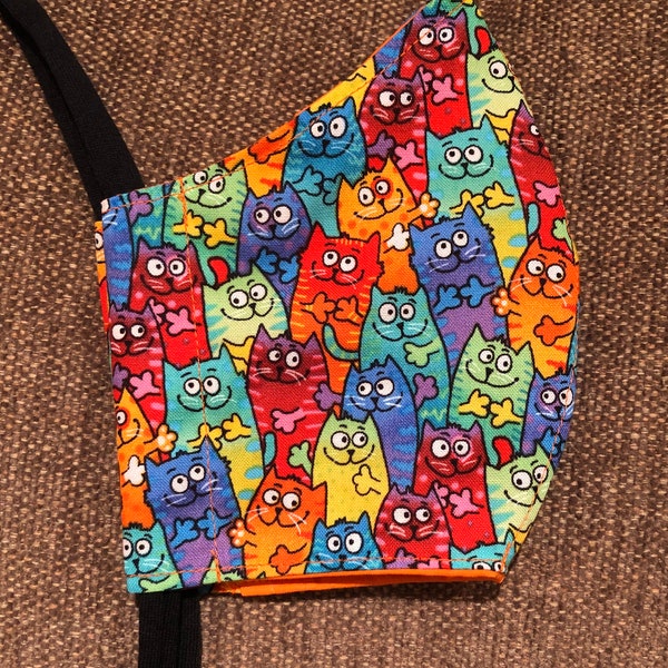 Cat Face Mask - Etsy