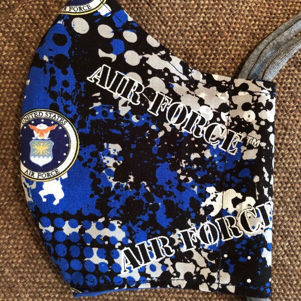 Air Force Face Mask With Filter - Etsy