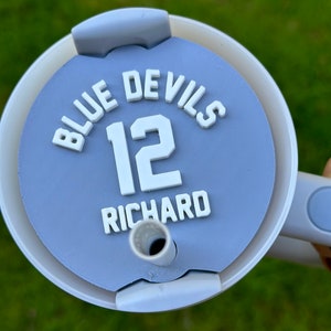 Personalized Football Stanley Plate, Stanley Accessory, Stanley Cup ...