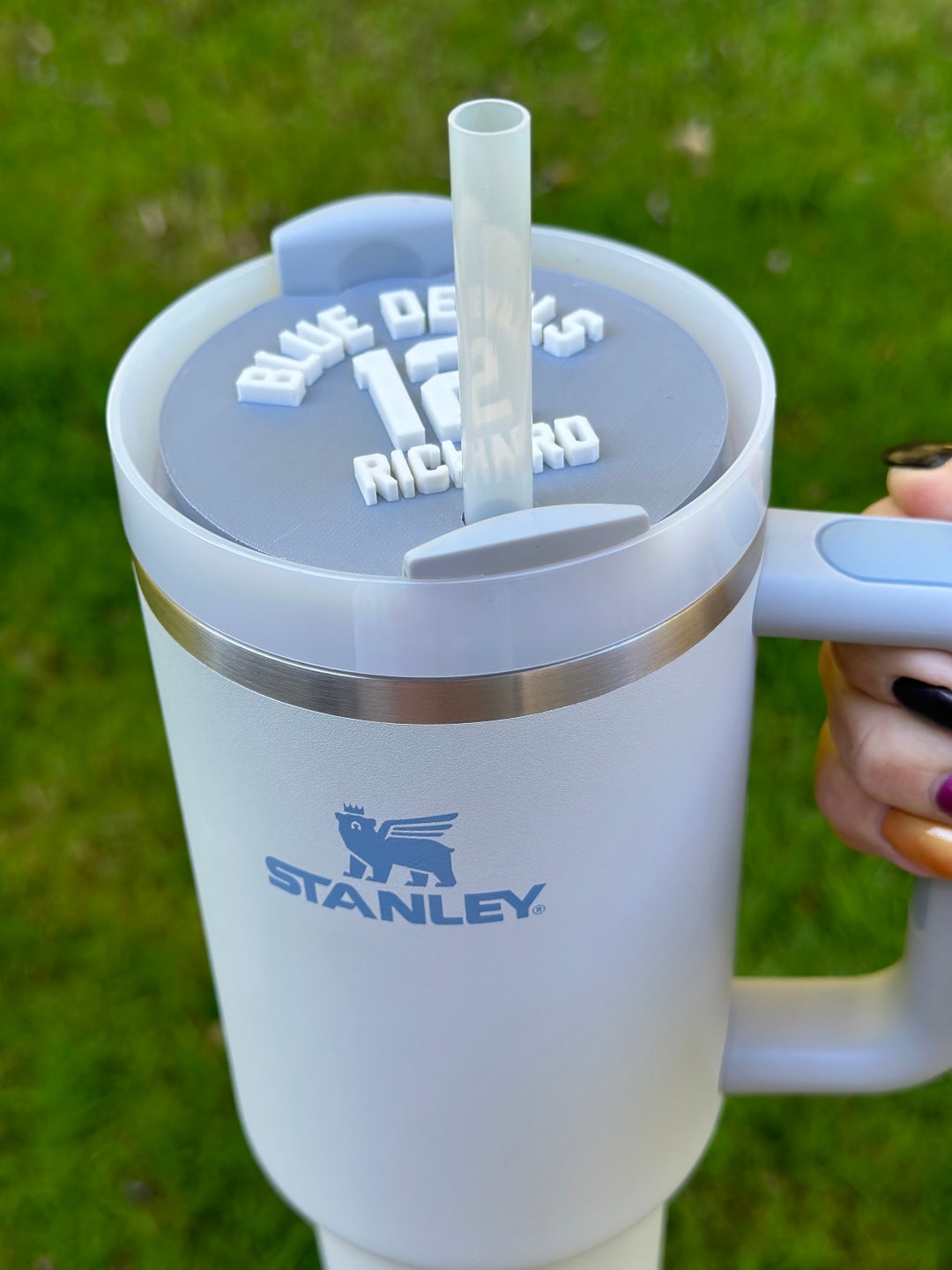 Personalized Football Stanley Plate, Stanley Accessory, Stanley Cup ...