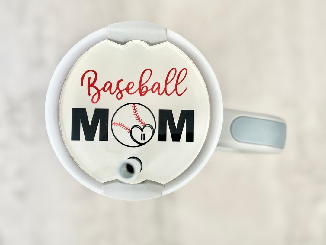 Baseball Tumbler Topper, Personalized, Baseball Stanley Topper, Fits ...