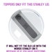 Personalized Football Stanley Plate, Stanley Accessory, Stanley Cup ...