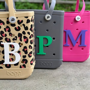 Monogram Bag Charm: Custom Initial Letter Accessory for Bogg Bags - Etsy