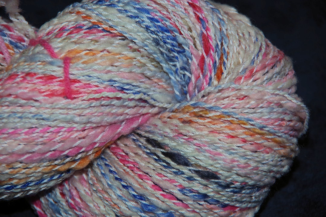 Merino/viscose Yarn, Non-superwash, Handspun, Fingering Yarn, Hand Spun ...