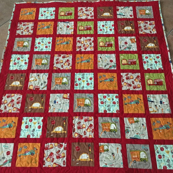 Nascar Quilt Pattern - Etsy