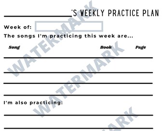 Music Teacher Basic Planner for Lessons, Concerts,day-week-quarter-year ...